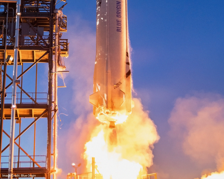 Blue Origin safely launches four commercial astronauts to space and back